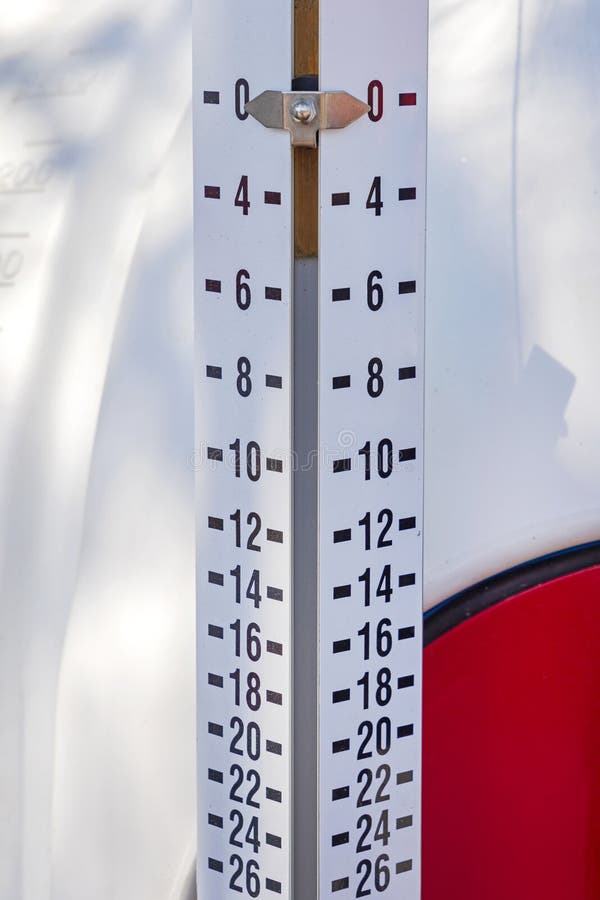 Water Tank Level Indicator stock image. Image of zero - 285455911