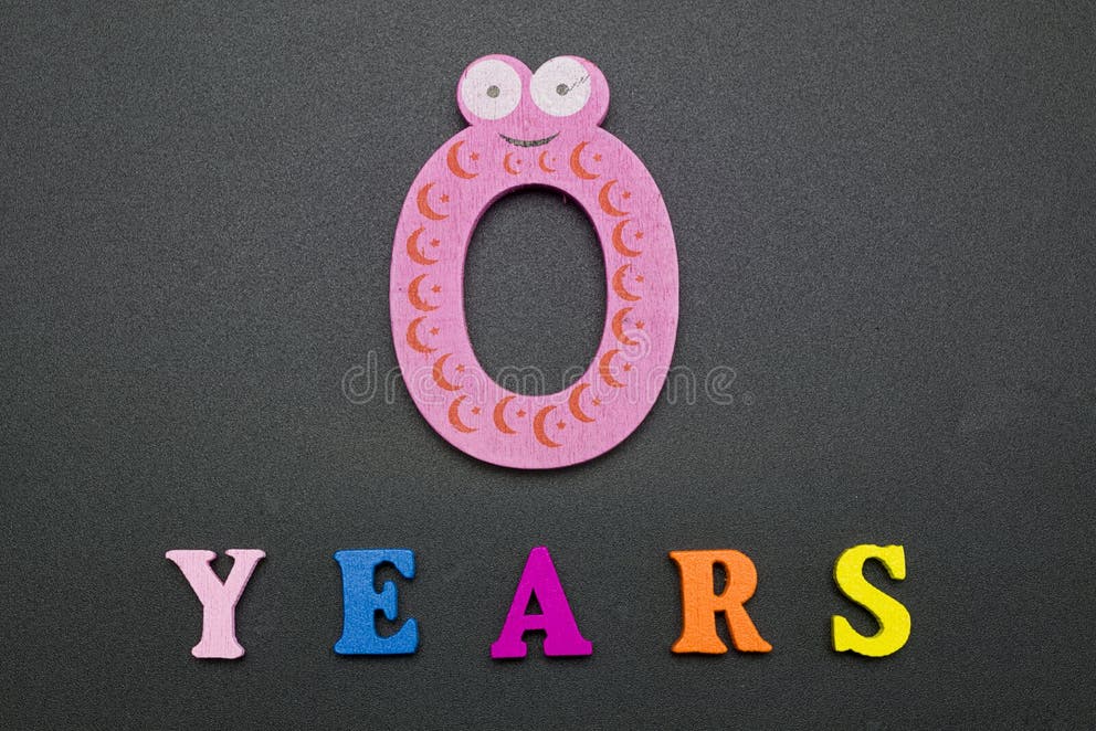 The zero years. stock image. Image of stripes, black - 84546691