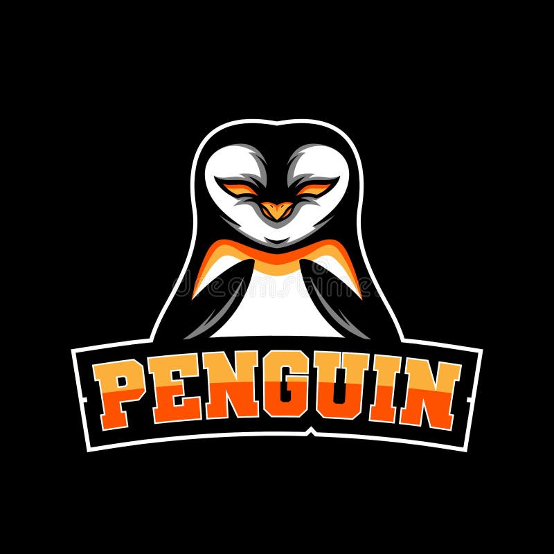 Wektor Projektu Logo Maskotki Pingwina Z Nowoczesnym Stylem ... Wektor Projektu Logo Maskotki Pingwina Z Nowoczesnym Stylem ...