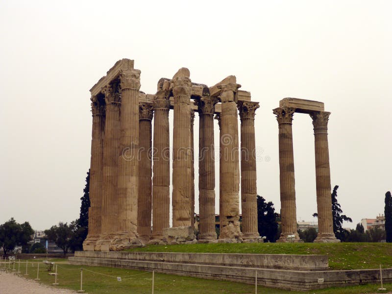 Zeus Temple stock image. Image of architecture, zeus - 86726481