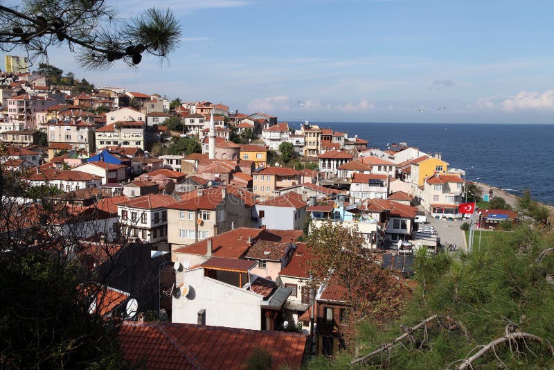 Zeytinbagi Trilye stock image. Image of marmara, flag - 78838003