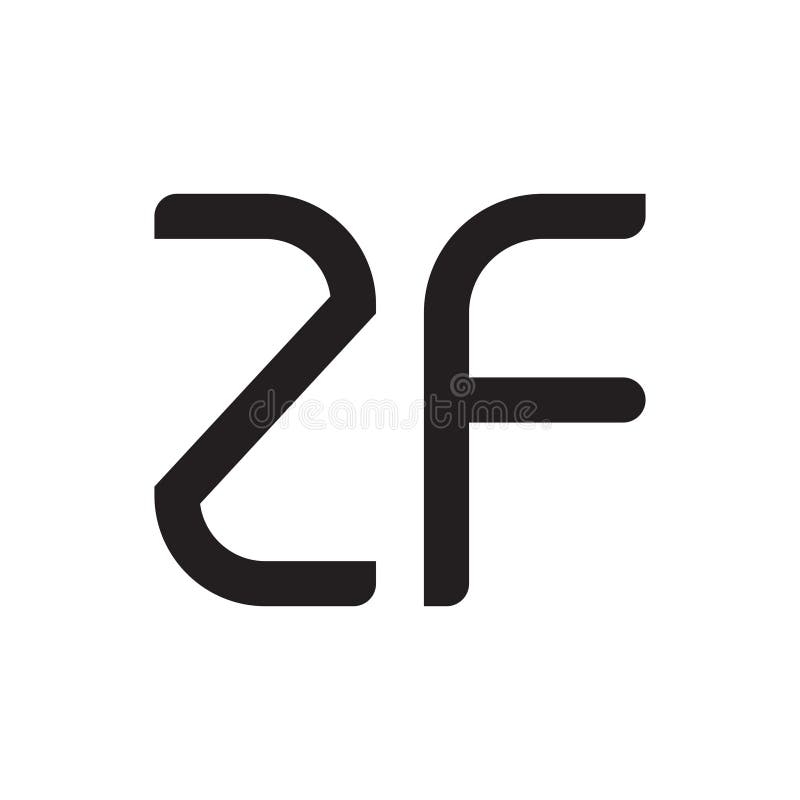 Zf Initial Letter Vector Logo Icon Stock Vector - Illustration of ...