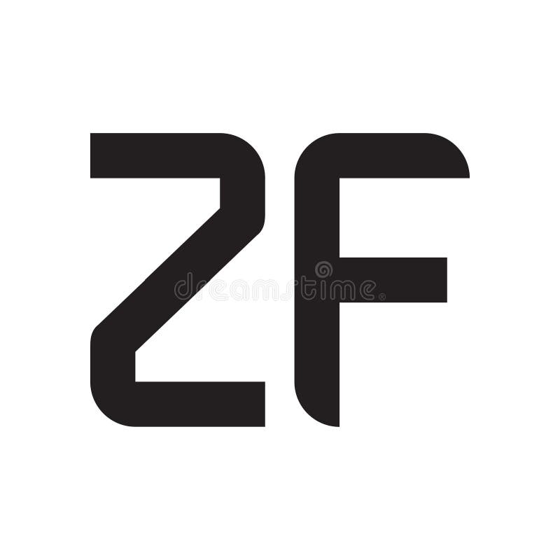 Zf Initial Letter Vector Logo Icon Stock Vector - Illustration of clean ...