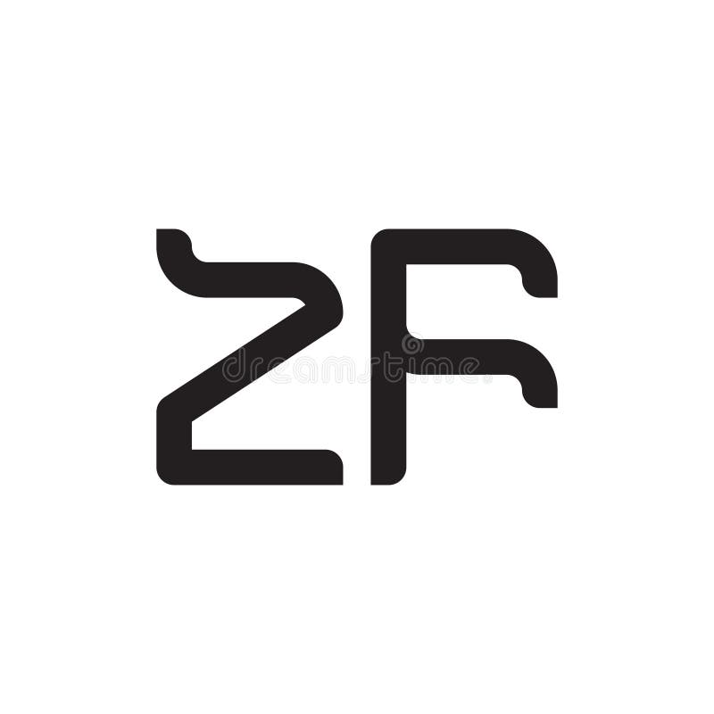Zf Initial Letter Vector Logo Icon Stock Vector - Illustration of mark ...