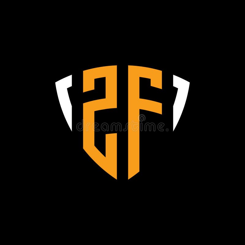 ZF Logo Monogram Design Template Stock Vector - Illustration of ...