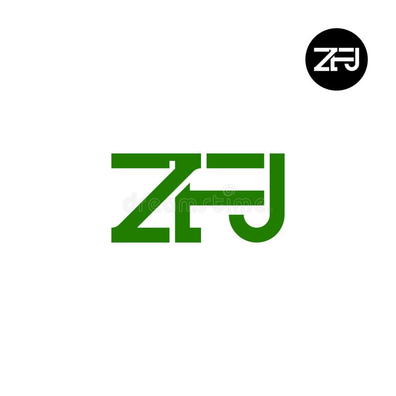 Zfj Monogram Stock Illustrations – 14 Zfj Monogram Stock Illustrations ...