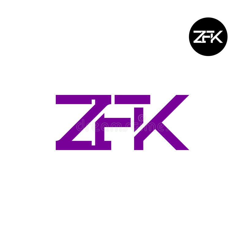 Zfk Monogram Stock Illustrations – 11 Zfk Monogram Stock Illustrations ...