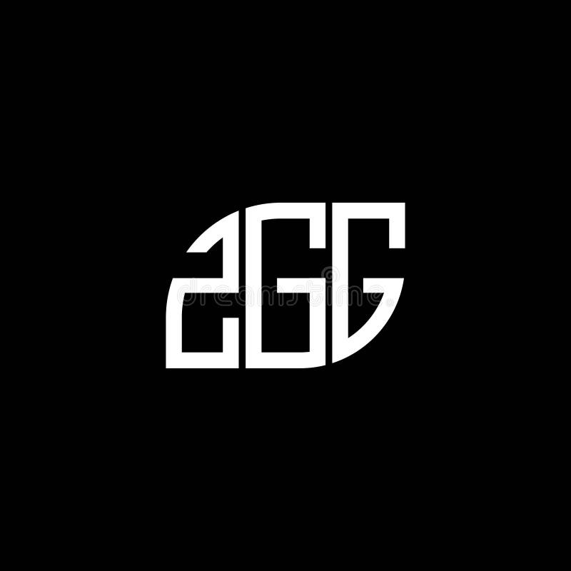 ZGG Letter Logo Design on Black Background. ZGG Creative Initials ...