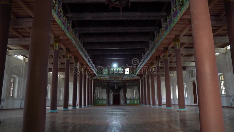 Zharkent Mosque stock footage. Video of asia, picturesque - 156078134