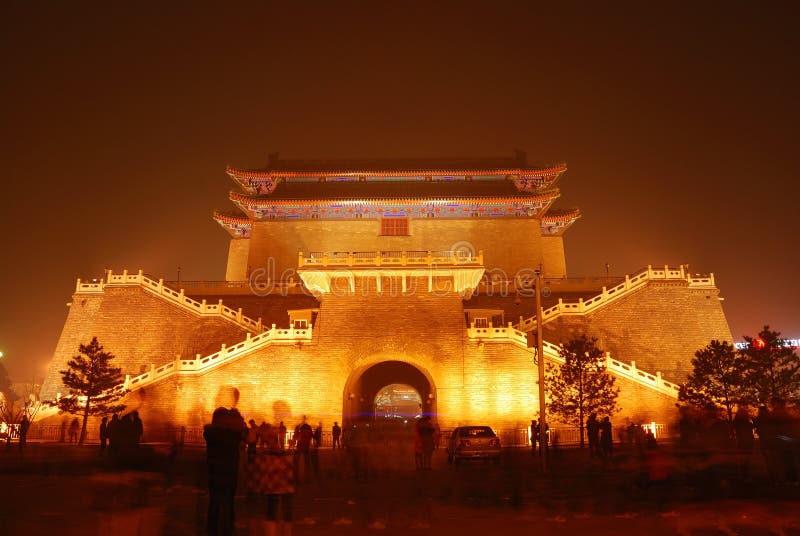 Zhengyang Gate stock photo. Image of building, grandness - 8500908