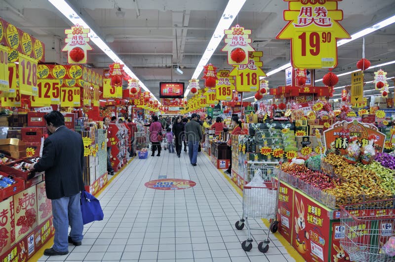 Zhuhai,Carrefour Super Market Editorial Photo - Image of fresh, long ...