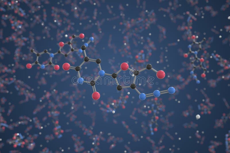 Zidovudine Molecule, Molecular Structures, Azidothymidine, 3d Model ...