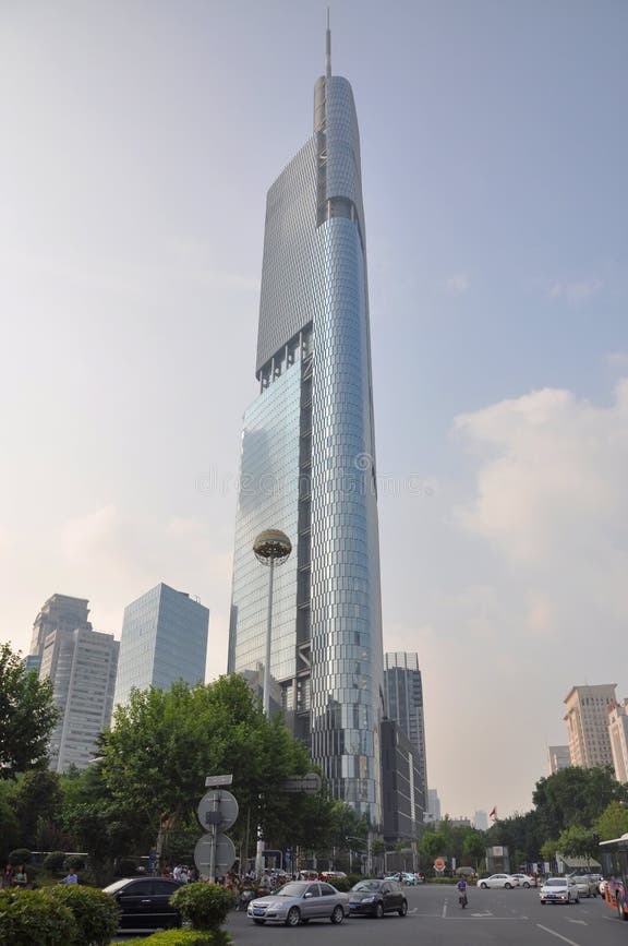 Zifeng Tower in Nanjing, China Stock Photo - Image of citic, nankin ...