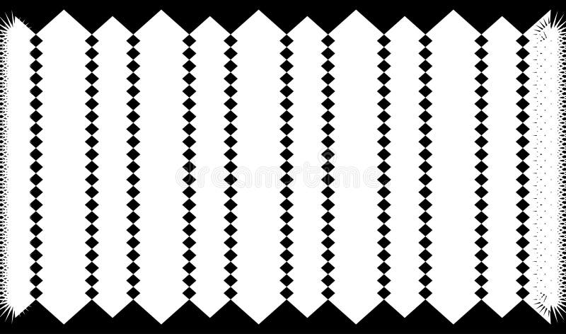 Zig-zag, Criss-cross Edgy Lines Pattern Element Stock Vector ...