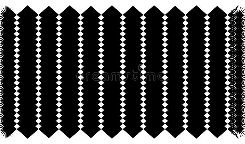 Zig-zag, Criss-cross Edgy Lines Pattern Element Stock Vector ...