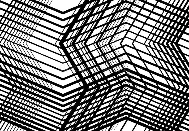 Zig-zag, Criss-cross, Serrated, Crinkled Angular Grid, Mesh, Lattice or ...