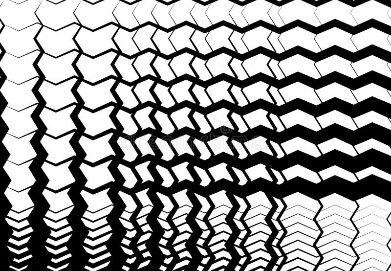 Zig-zag, Criss-cross, Serrated, Crinkled Angular Grid, Mesh, Lattice or ...