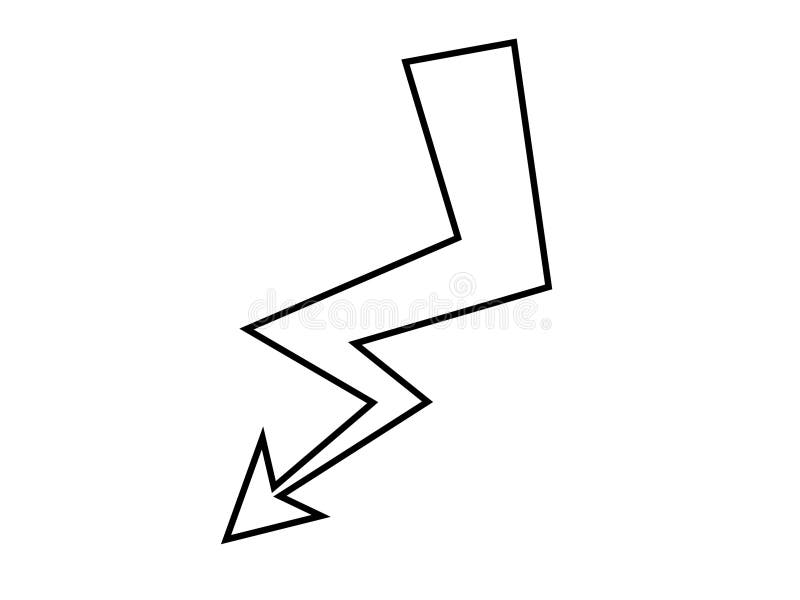 Zig Zag Down Arrow Stock Photos - Free & Royalty-Free Stock Photos from ...