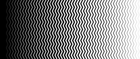 Zig Zag Line Halftone Gradation Texture. Fade Chevron Stripe Gradient ...