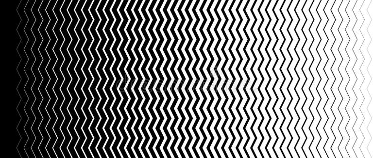 Zig Zag Line Halftone Gradation Texture. Fade Chevron Stripe Gradient ...