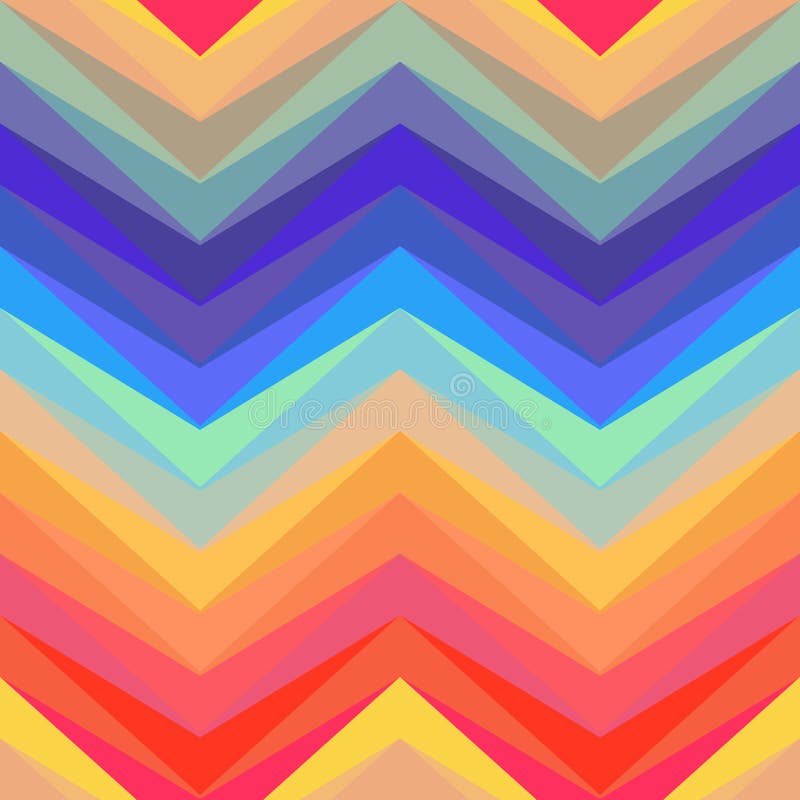 Zig zag seamless pattern stock vector. Illustration of backdrop - 58288890