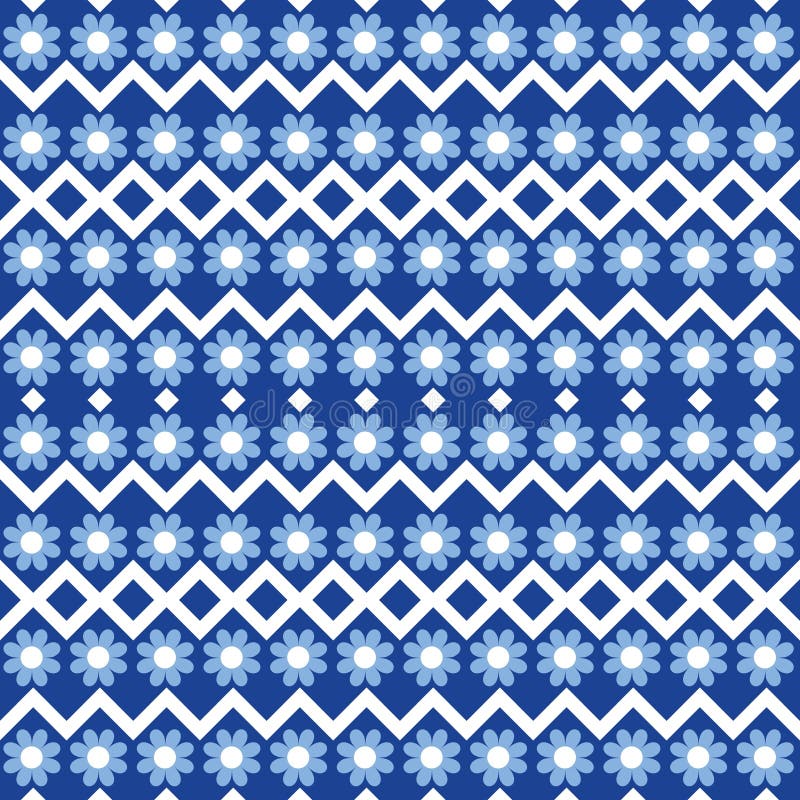 Zig Zag Blue White Texture with a Seamless Pattern. Universal Delicate ...
