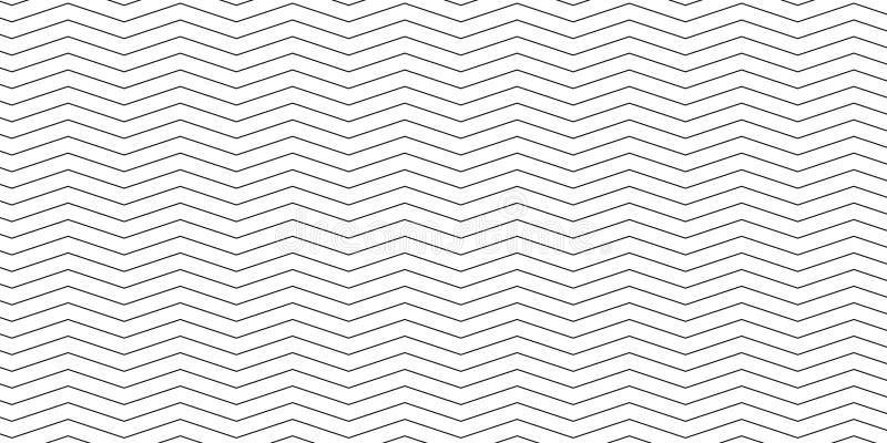 Zigzag Black Segments 9419, Modern Stylish Image. Stock Vector ...