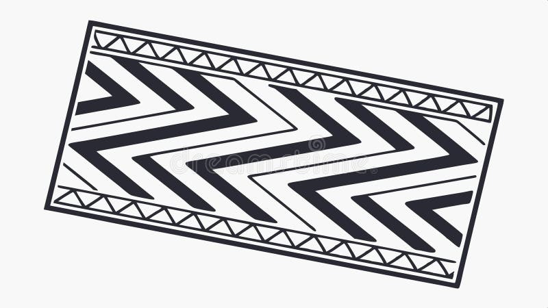 Zigzag Border Pattern, Decorative Line and Geometric Edge Design Vector ...
