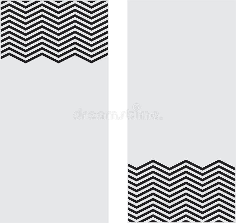 ZIGZAG CLIPART BLACK and WHITE Design Cdr X6 Stock Vector ...