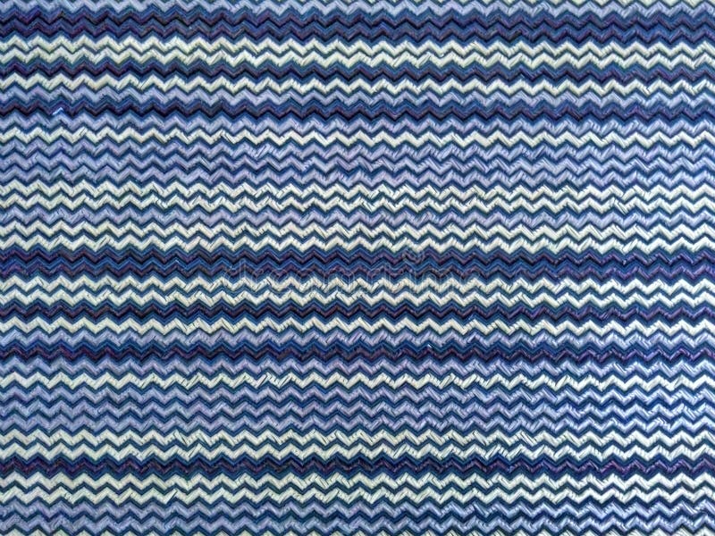 Zigzag Distortion Effect of a Cloth Fabric, Textile with Purple and ...