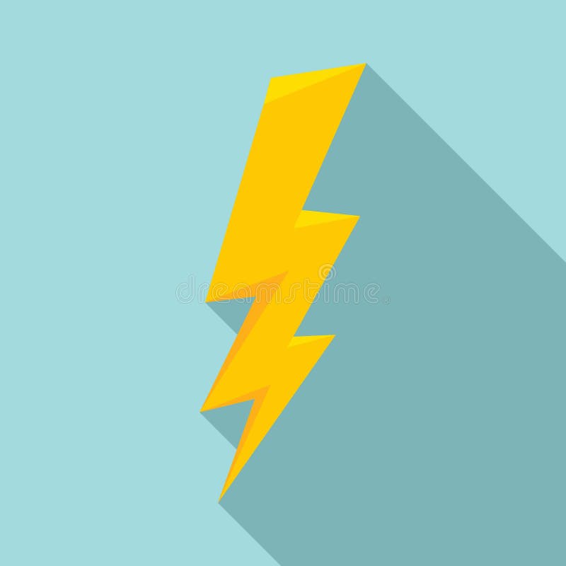 Zigzag Lightning Bolt Icon, Flat Style Stock Vector - Illustration of ... Zigzag Lightning Bolt Icon, Flat Style Stock Vector - Illustration of ...