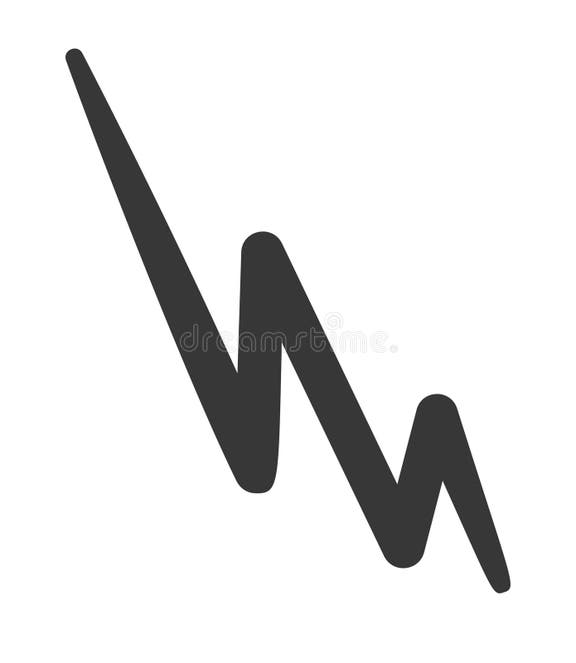 Zigzag Line Vertical Effect Design Stock Vector - Illustration of wave ...