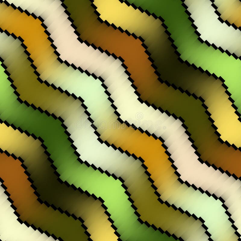 ZigZag Lines Gradient Tiling. Seamless Multicolor Pattern. Stock ...