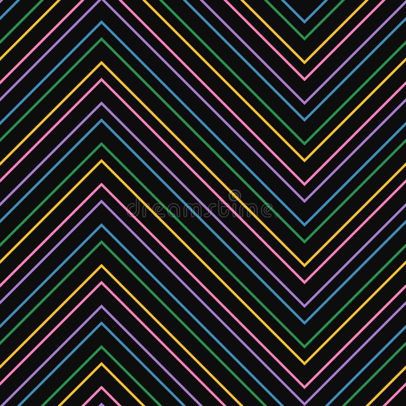 Rainbow Zigzag Stripes Texture Stock Illustrations – 1,295 Rainbow ...