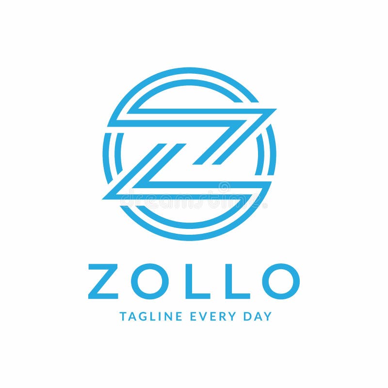 Zigzag Logo Design Template Vector Stock Illustration - Illustration of ...