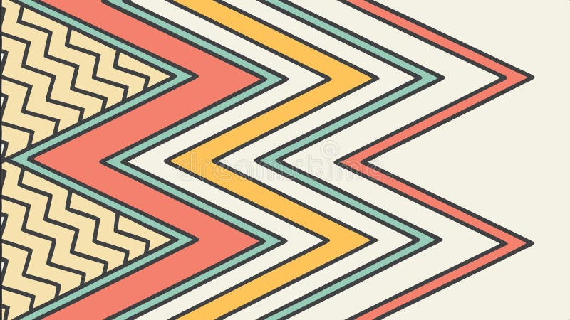 Zigzag Pattern Design, Abstract Background, and Geometric Textile Print Element Vector Design ...