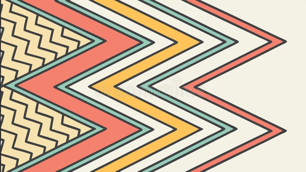 Zigzag Pattern Design, Abstract Background, and Geometric Textile Print Element Vector Design ...
