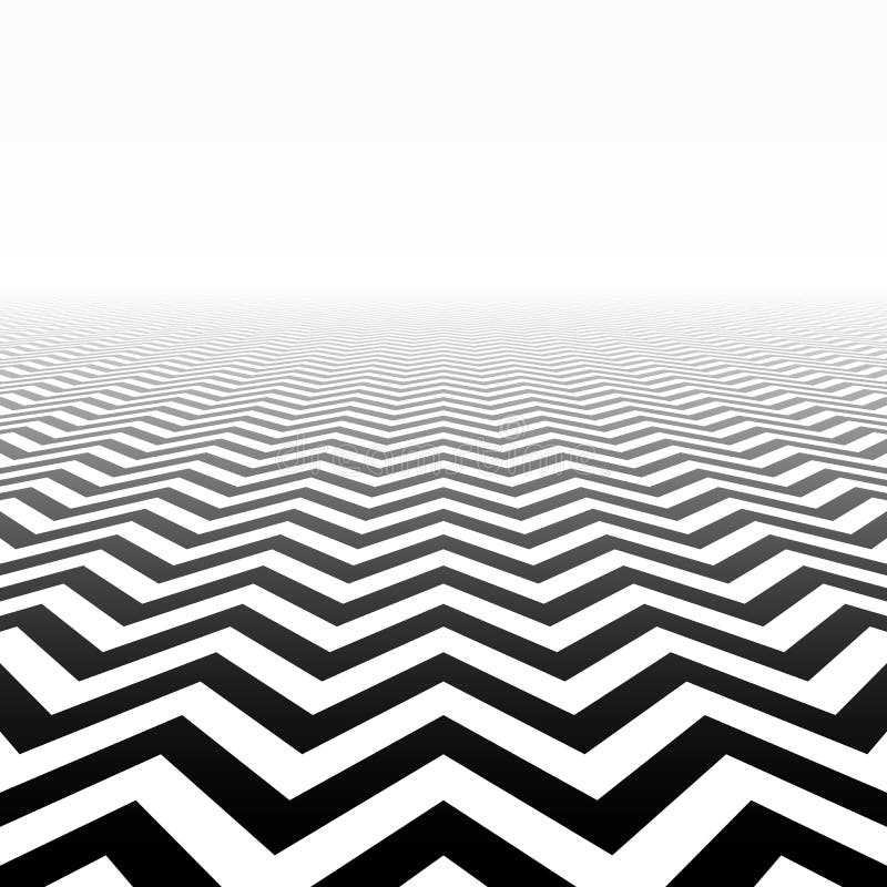 Zigzag Pattern of Geometric Shapes Stock Vector - Illustration of ...