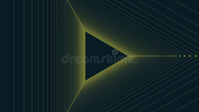 Zigzag Pattern with Triangular Center - Black and Yellow Design Stock ...