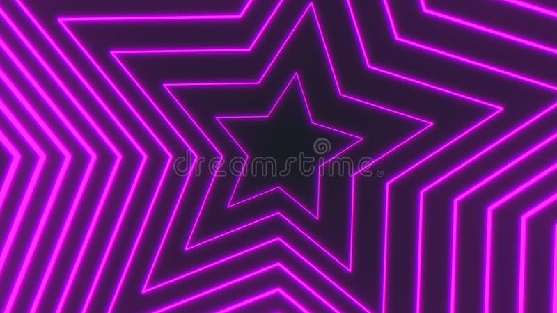 Zigzag Purple Neon Star - Electrifying Light Show Stock Footage - Video ...