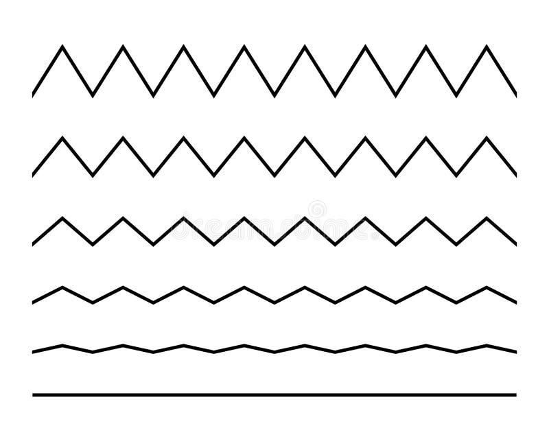 Seamless Wave Lines Pattern. Wavy Wiggly Black Vertical Zigzag Line ... Seamless Wave Lines Pattern. Wavy Wiggly Black Vertical Zigzag Line ...
