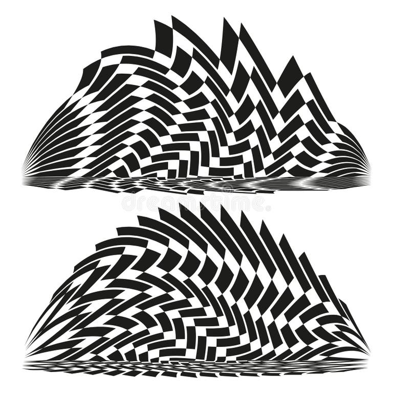 Zigzag Stripe Pattern. Chevron Design Elements. Angular Wave Texture ...