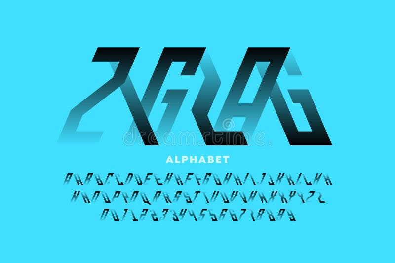 Zig Font Stock Illustrations – 253 Zig Font Stock Illustrations ...