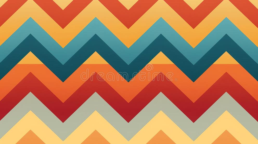 Vibrant Multicolored Zig-zag Pattern Texture Design Inspiration Stock ...