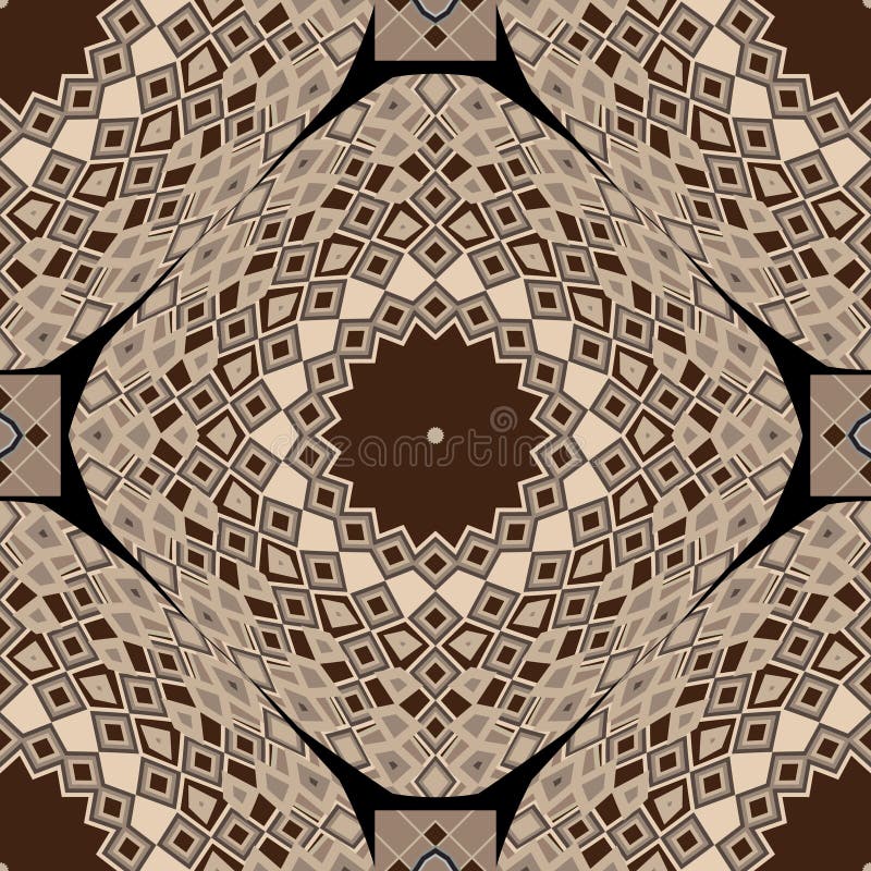 Seamless Mandalas Pattern Stock Vector Illustration Of Circle 45337688