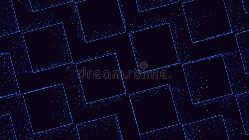 Zigzagging Blue Square Pattern Creates Mesmerizing Diagonal Design ...