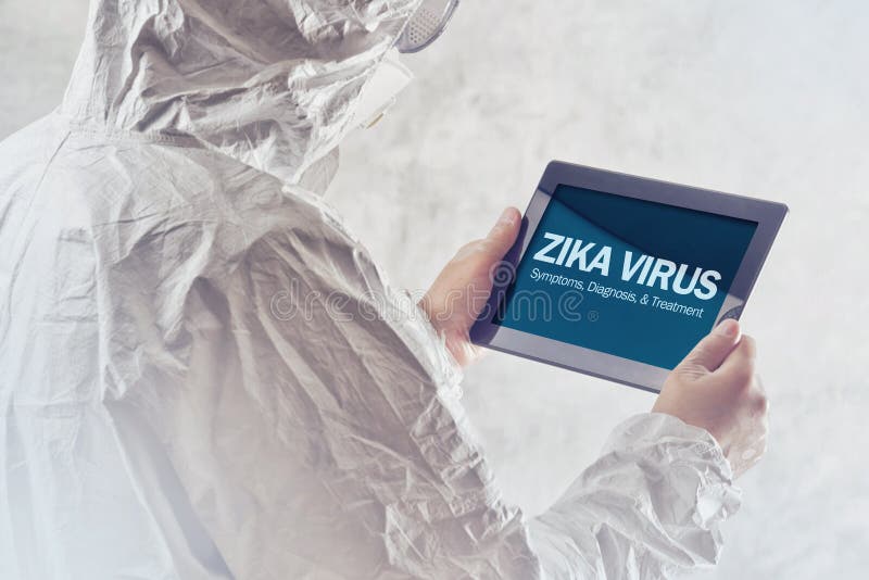 Zika Virus Concept, Medical Worker in Protective Clothes Stock Image ...