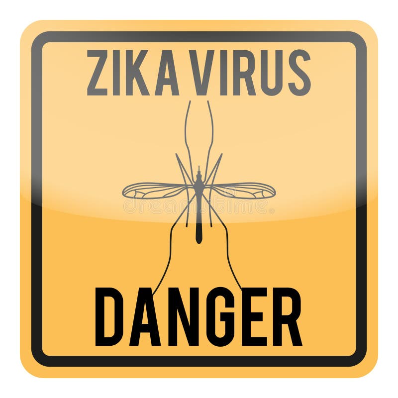 Zika Virus Warning Square Sign Stock Illustrations – 2 Zika Virus ...