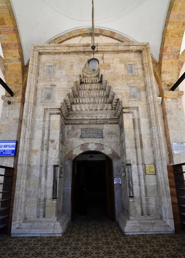 Zile Great Mosque stock image. Image of facade, chapel - 273029119