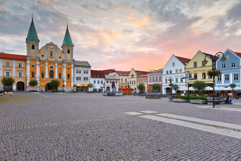 Zilina editorial stock image. Image of architecture, evening - 72695549